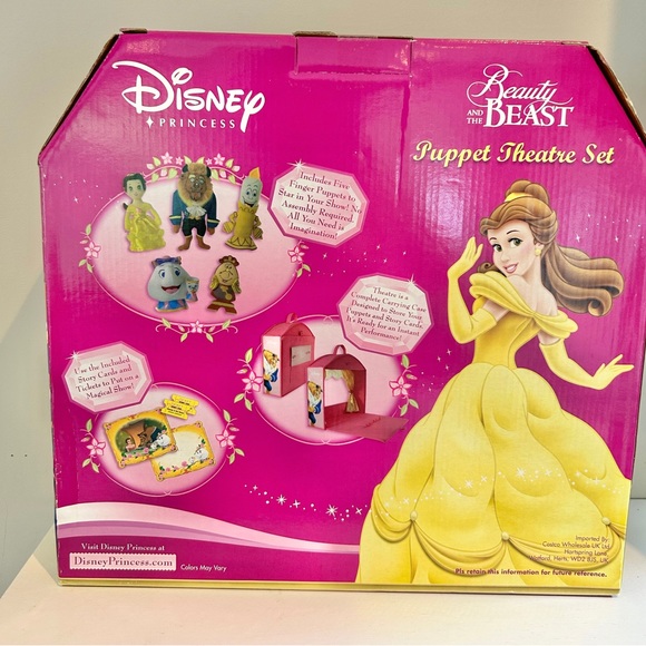 Disney | Toys | Nib Disney Princess Beauty And The Beast Puppet Theater ...